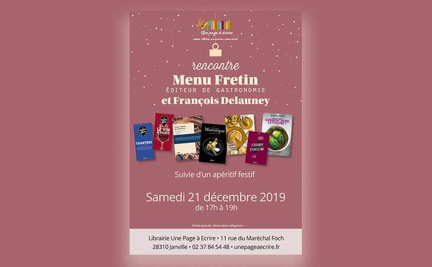 Rencontre avec Menu Fretin & François Delauney samedi 21 décembre à 17h ...