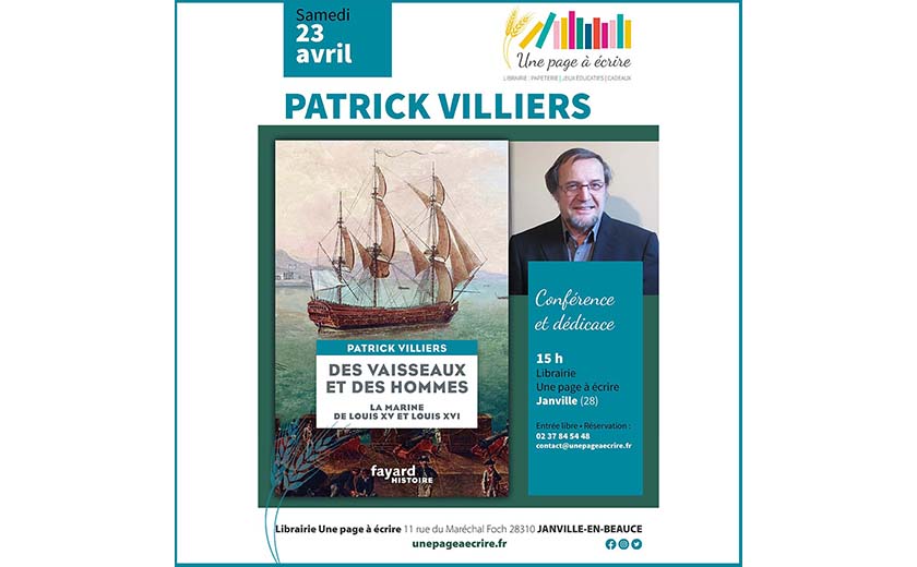 Conférence et dédicaces : Patrick Villiers, au cœur de la Marine ...