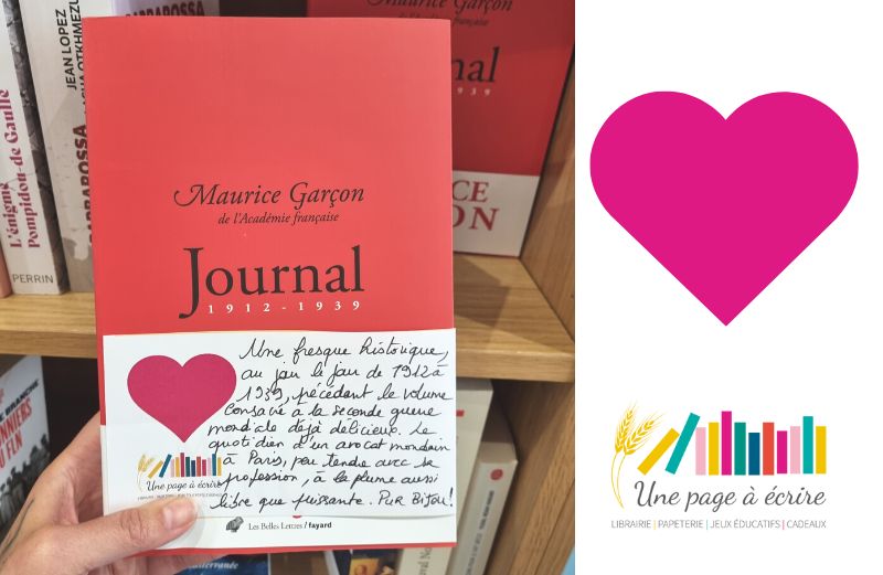 Maurice Garçon, Journal 1912-1939 - Une page à écrire - Librairie à ...