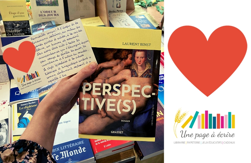 Laurent Binet, Perspective(s) - Une page à écrire - Librairie à Janville